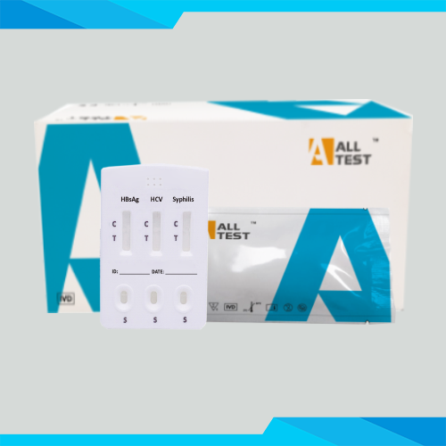 HBsAg/HCV/Syphilis Combo Rapid Test Cassette (Whole Blood/Serum/Plasma)